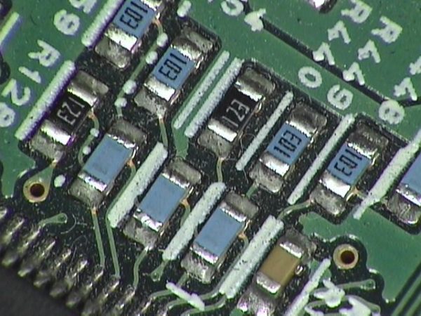 VIS-100 component inspection – Caltex Digital Microscopes