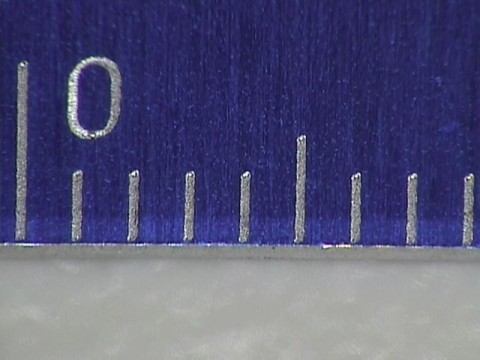 VIS-100 ruler – Caltex Digital Microscopes