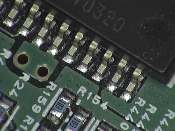 VIS-100 solder joint inspection angle view – Caltex Digital Microscopes