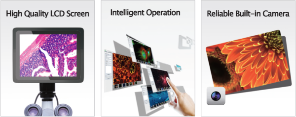 High definition touch screen – Caltex Digital Microscopes