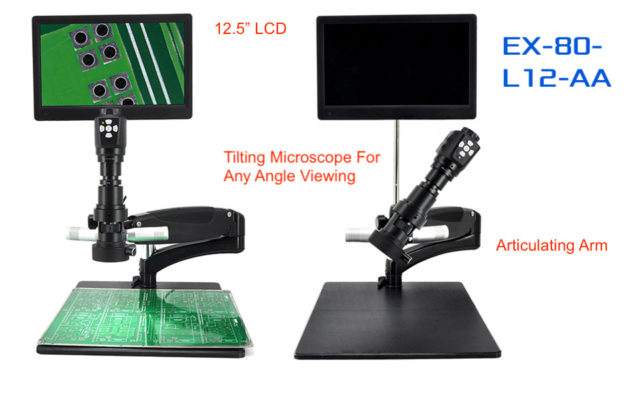 EX-80-L12-AA HD digital microscope articulating arm stand – Caltex ...